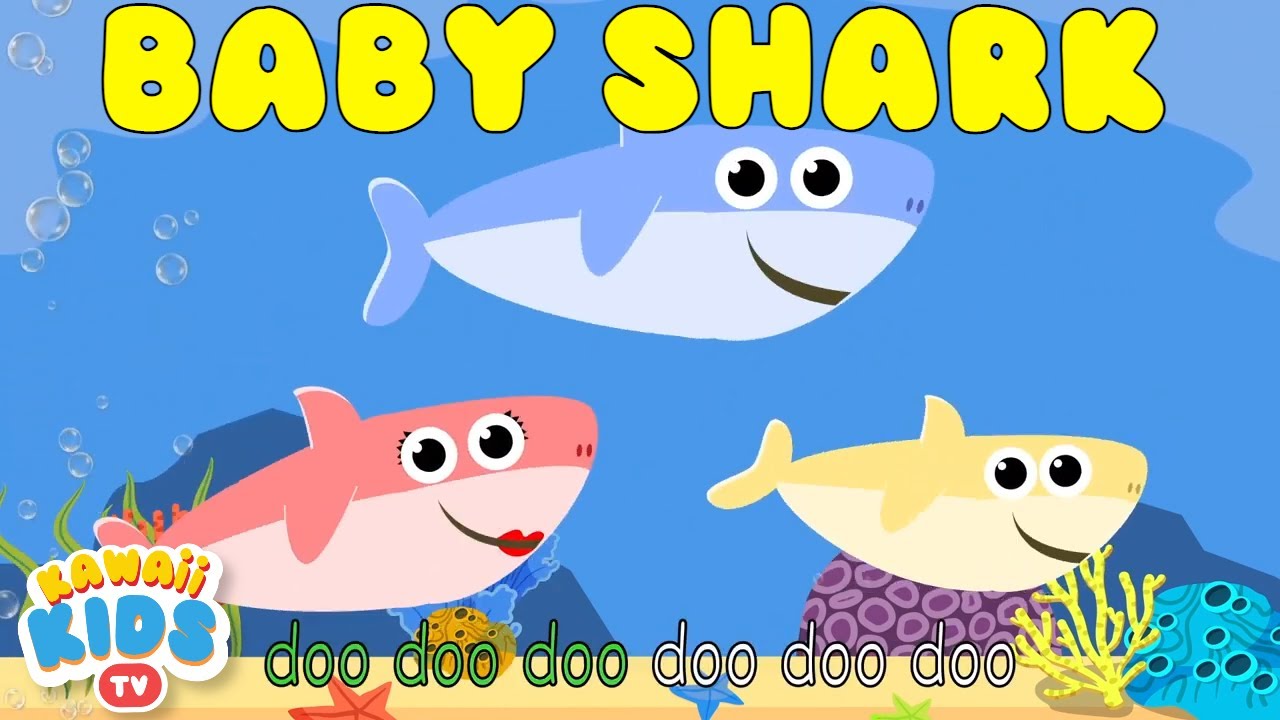 Baby Shark Doo Doo Doo| Nursery Rhymes | Kids Songs | Animal Sounds ...