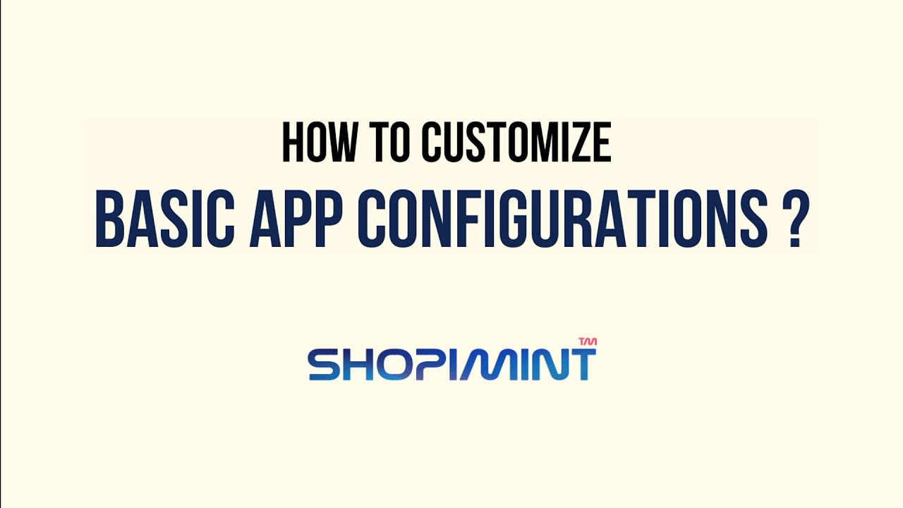 How to update basic app info & settings ? - YouTube