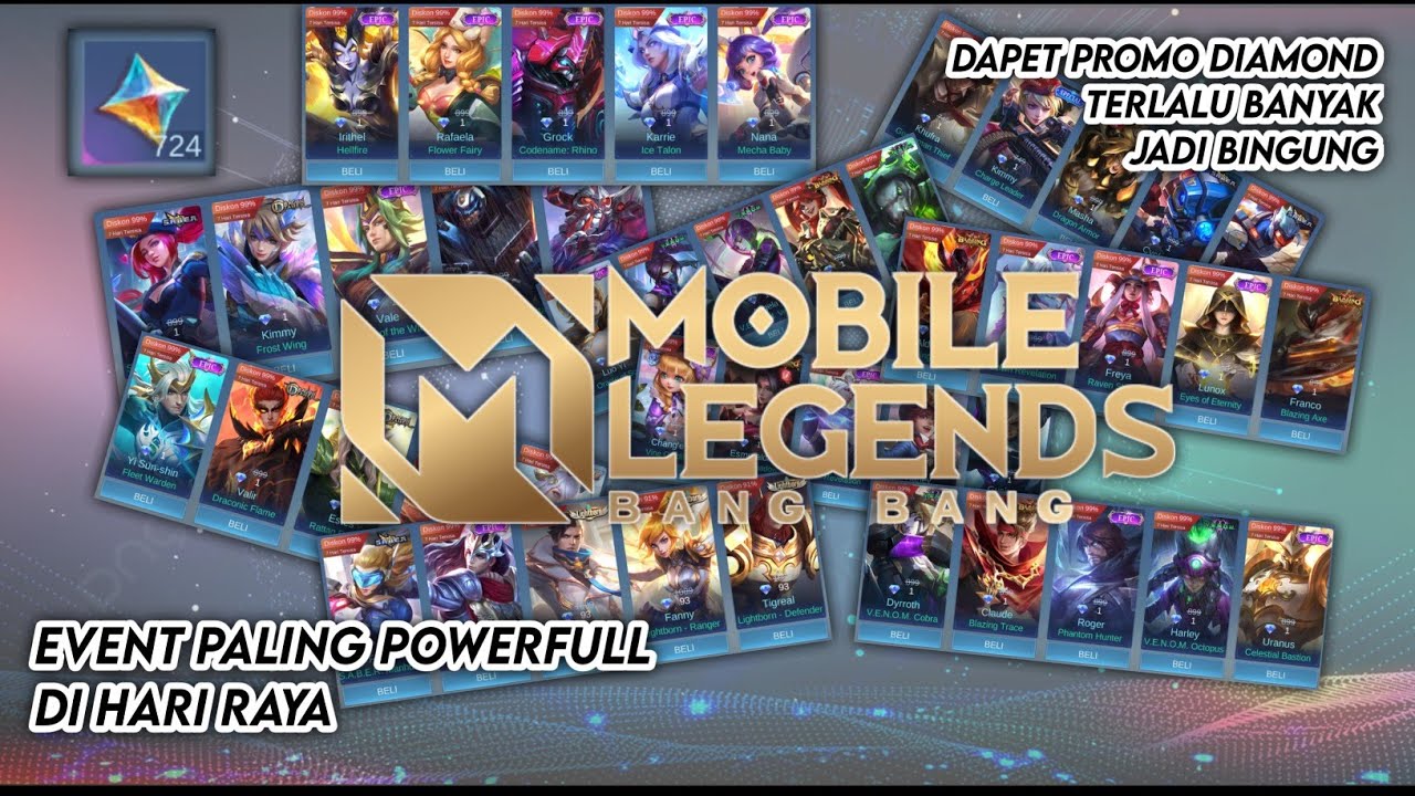 Mobile legends // Event Promo Diamond - YouTube