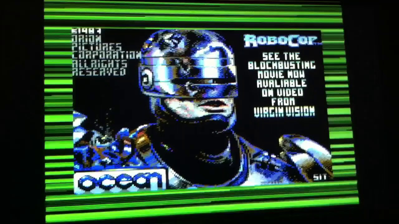 RoboCop Commodore 64 Loading Screen - YouTube