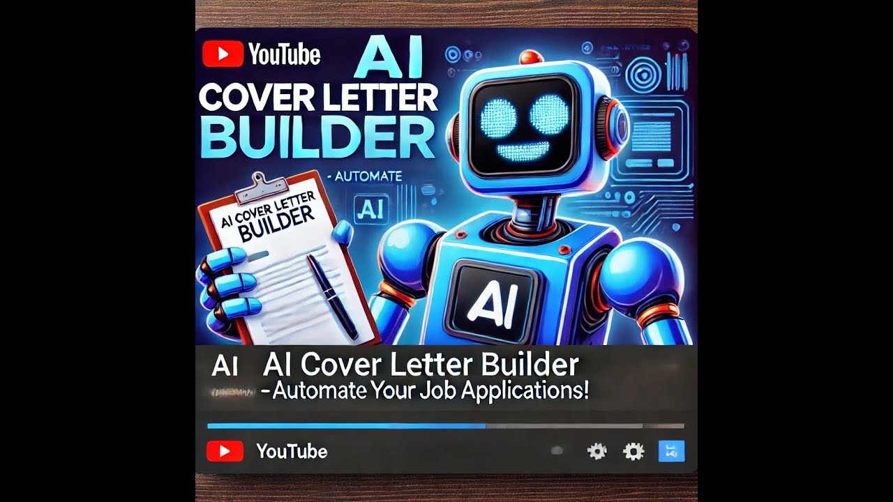 AI Cover Letter Builder - Automate Your Job Applications! - YouTube