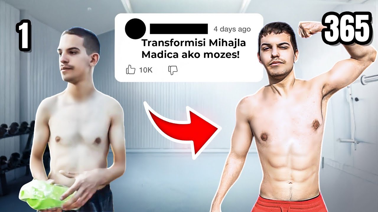 NEVEROVATNA TRANSFORMACIJA MIHAJLA MADICA ZA GODINU DANA! (POSTAO ...