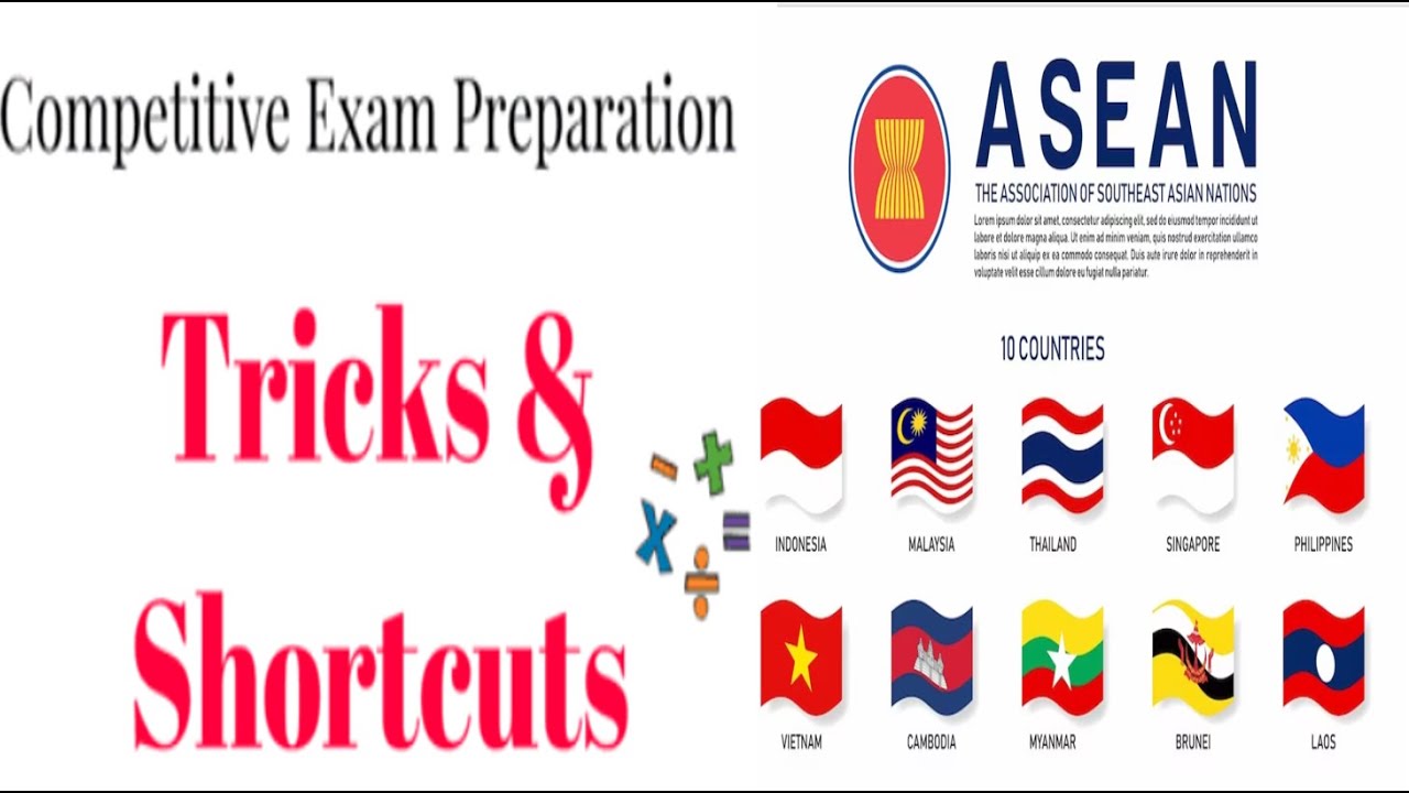 TRICK TO REMEMBER ASEAN COUNTRIES IN TELUGU/SHORT TRICK GK/TSDSC/TET ...