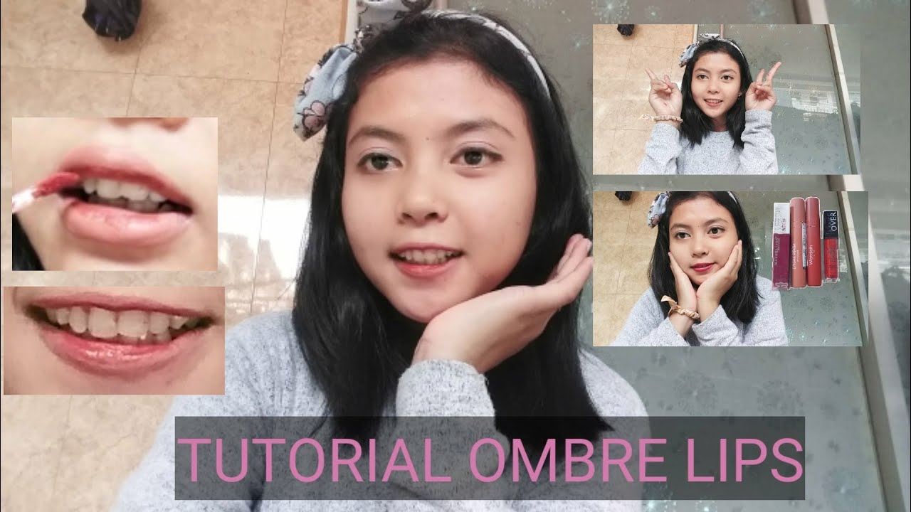 TUTORIAL OMBRE LIPS ALA KOREA || GRADIENT LIPS - YouTube
