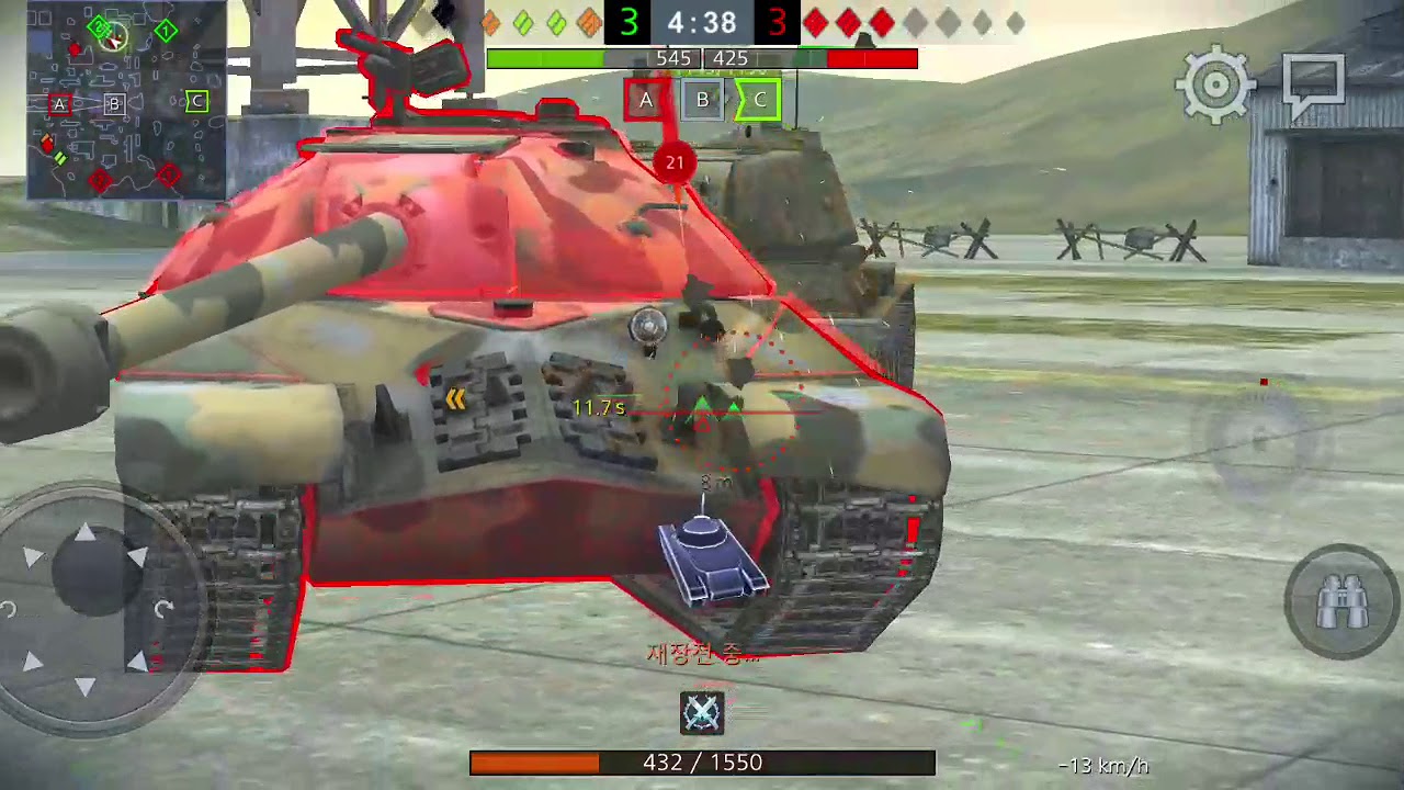 World of Tanks BLITZ 블리츠 8티 골탱 소련 IS-5(Object 730) 중전차 - YouTube