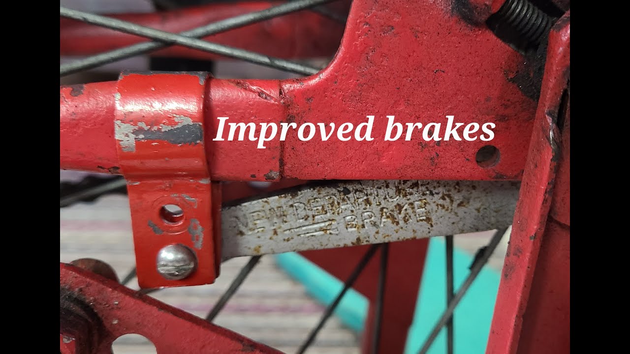 Improving the Whizzer's brakes - YouTube