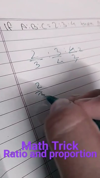Ratio and Proportion tricks|-30|Maths on Ratio Proportion|Arthmetic trick|#shorts - YouTube