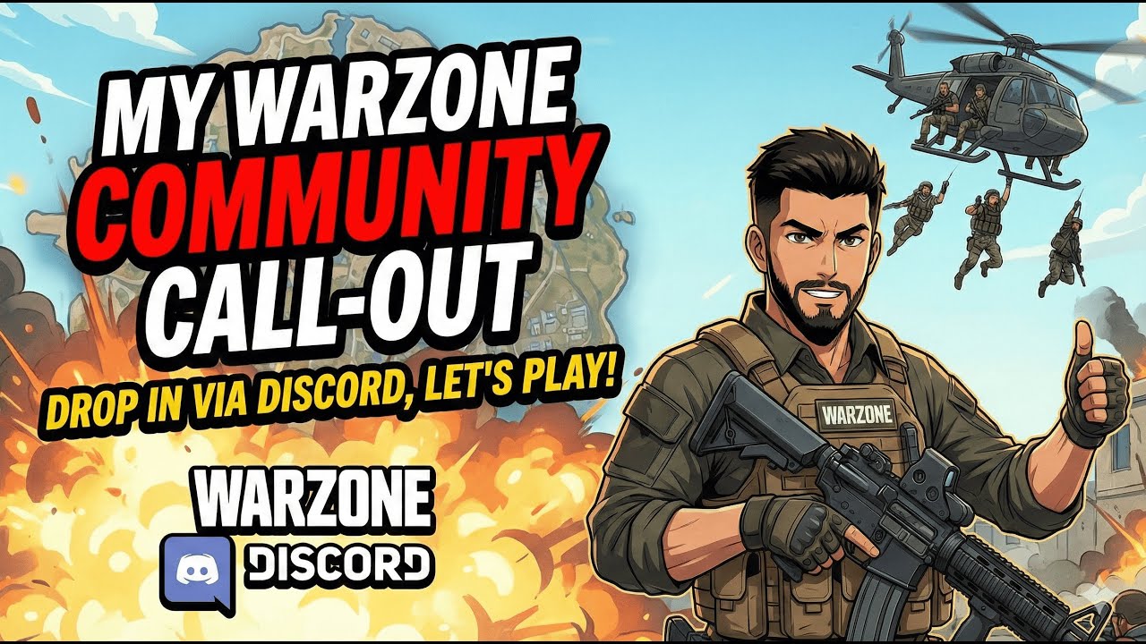 My Warzone Community Call-Out: Drop in via Discord, let's play! #day7 ...