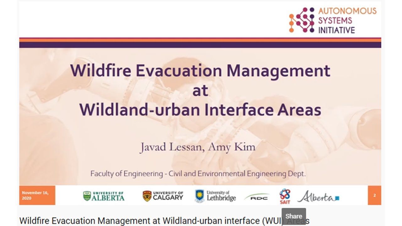 Wildfire Evacuation Management at Wildland-urban interface (WUI) Areas ...