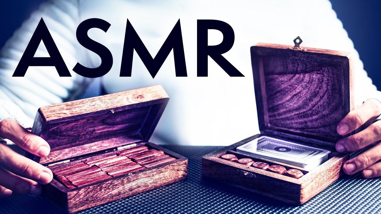 Unboxing WOOD GAME BOXES (Cards, Dice, Dominoes) 😴ASMR - YouTube