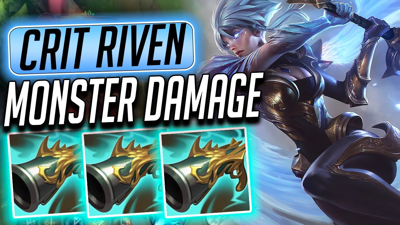 WILD RIFT FULL CRIT RIVEN *NEW BUILD* DOES INSANE DAMAGE - Riven ...