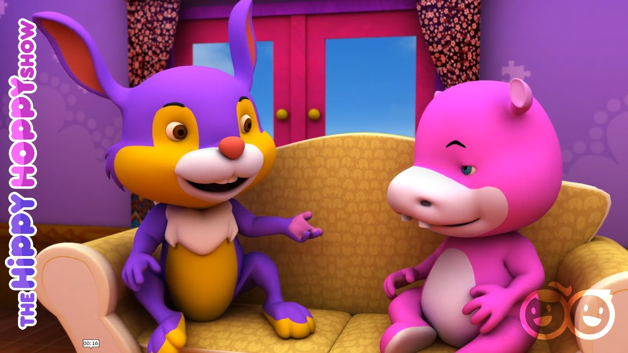 Hippy and Learning | Simple Nursery Rhymes for Kids | Hippy Hoppy Show ...