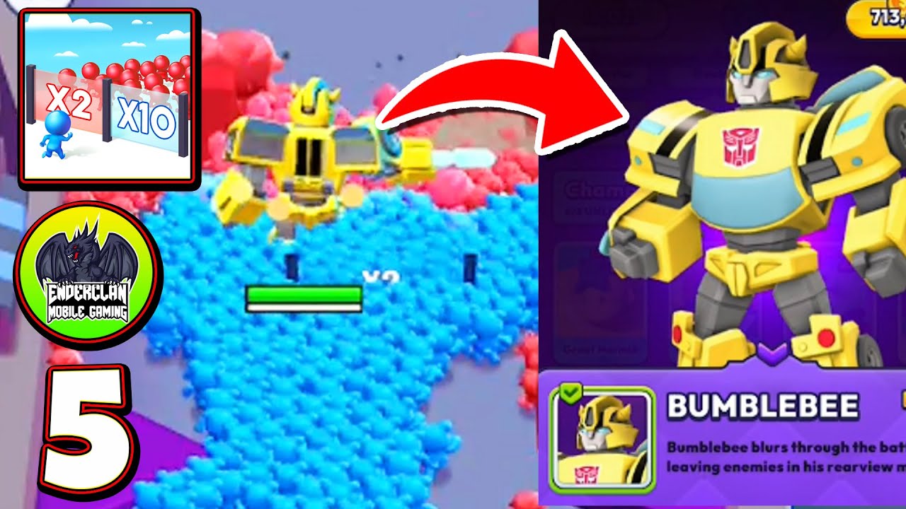 Mob Control Bumblee Transformers Gameplay All Levels Walkthrough ...