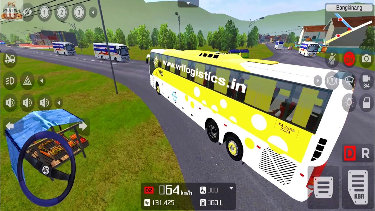 Vrl Bus Driving in Bus Simulator Indonesia - #62 Android Gameplay ...