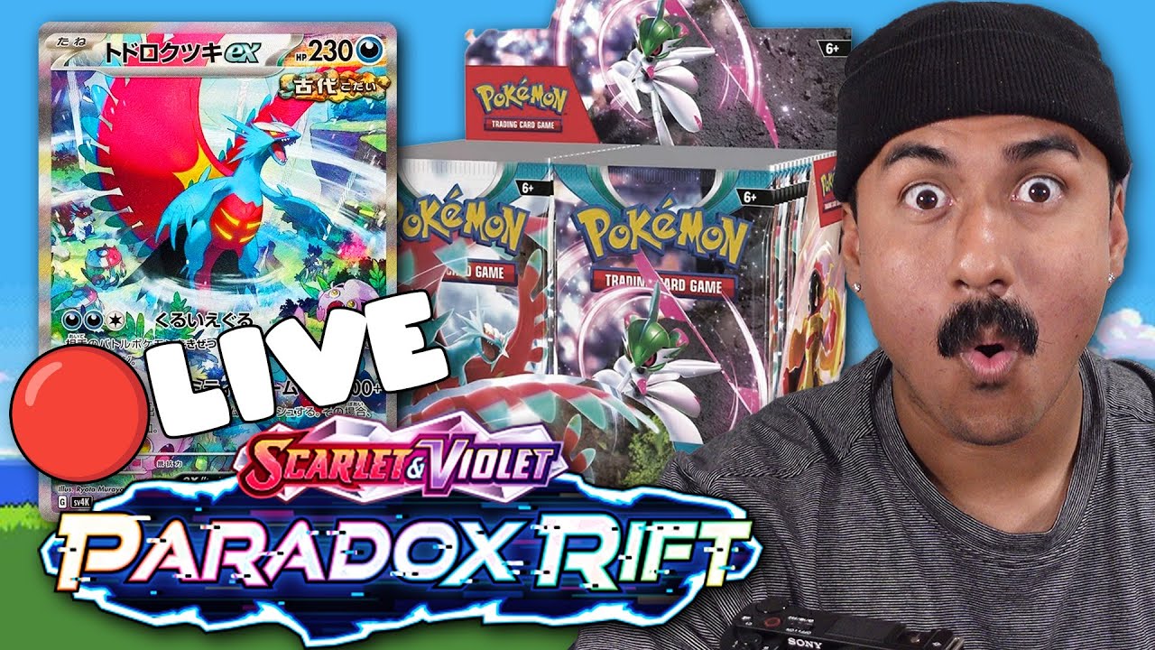 🔴Live Paradox Rift Pokemon Card Shop🔴L Streamer🔴18+🔴260 Pounds Of ...