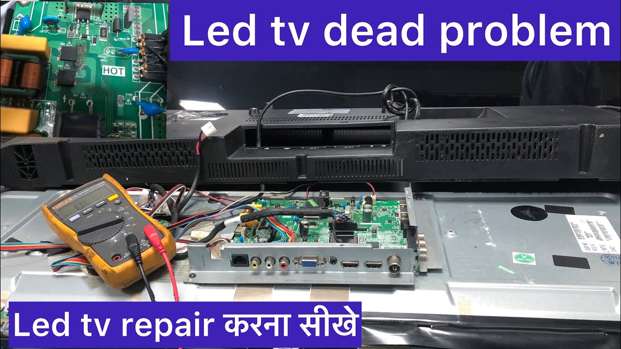 Led tv dead problem repair | Led tv power supply repair | led tv repair ...