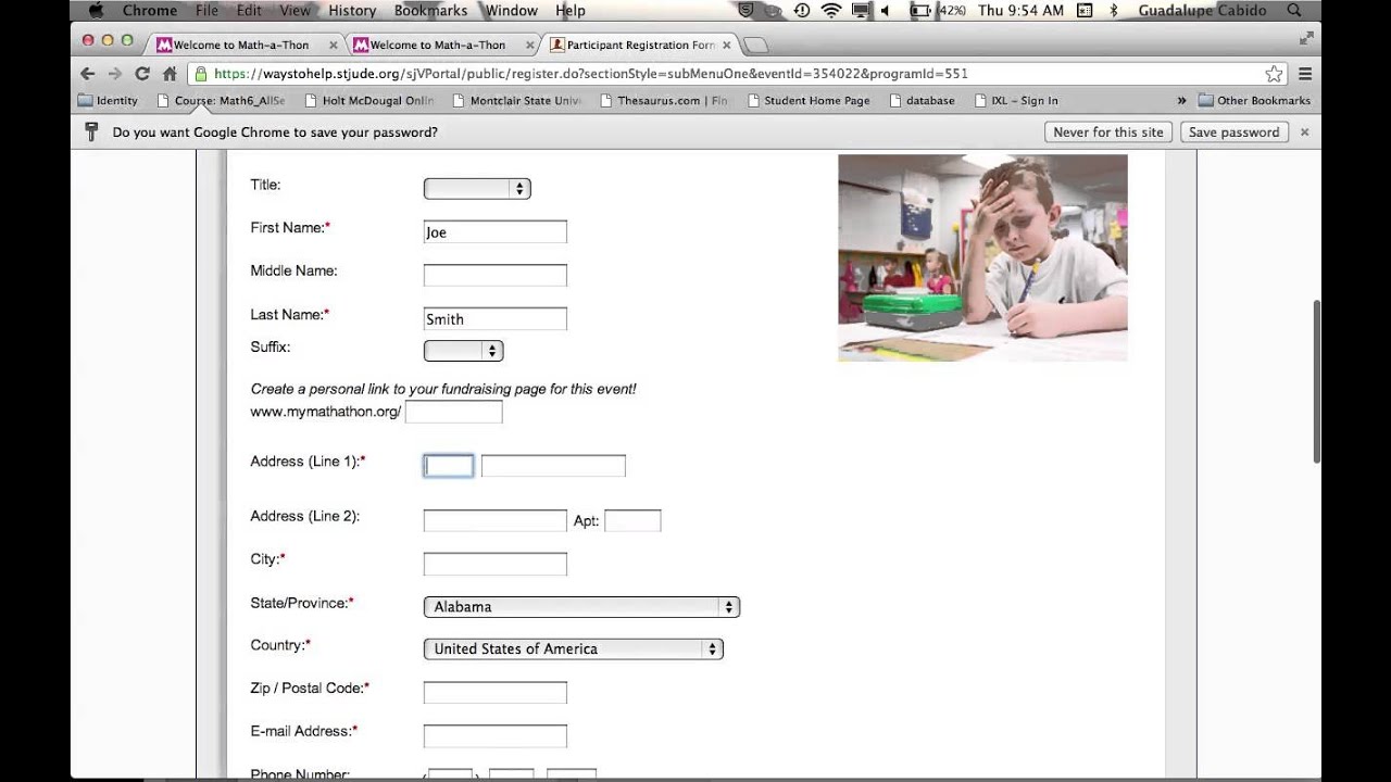 Mathathon - Participant Sign-up Instructions - YouTube