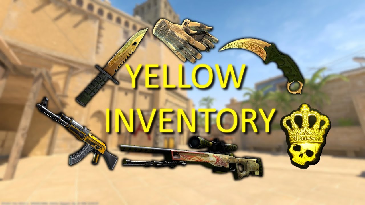 CS2 Flamboyantly Yellow Inventory 🟡 - YouTube