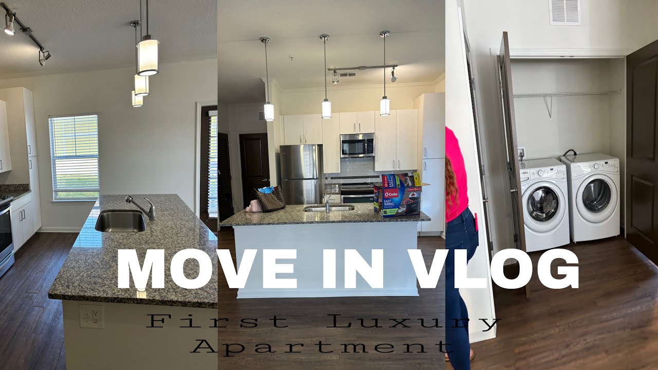MOVING INTO MY FIRST LUXURY APARTMENT | Empty Apartment Tour + Cleaning ...