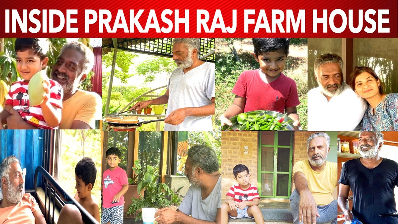 😍 WOW! Prakash Raj Beautiful Farm house...உள்ள போய் பார்த்து ...