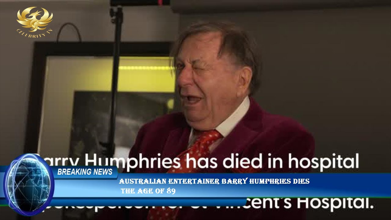 Australian entertainer Barry Humphries dies the age of 89 - YouTube