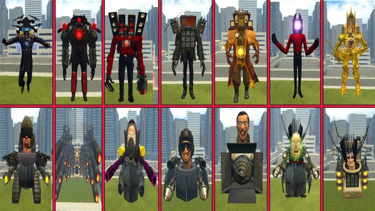 GMAN SKIBIDI TOILET vs UPGRADED CAMERAMAN vs TV MAN TITAN vs SPEAKERMAN ...