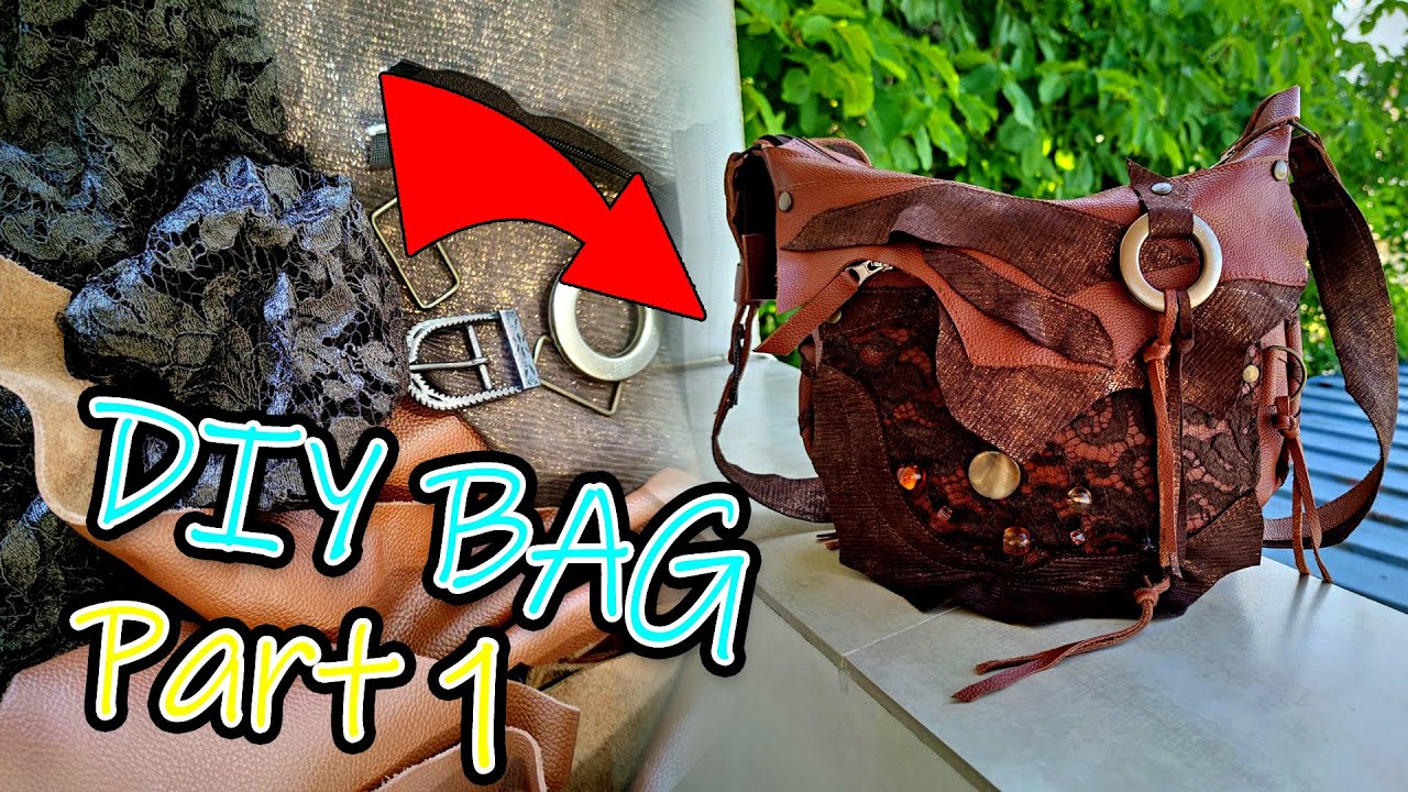 How to Make a Leather Bag/DIY TUTORIAL/Sewing Designer Bag/WATERMELON # ...