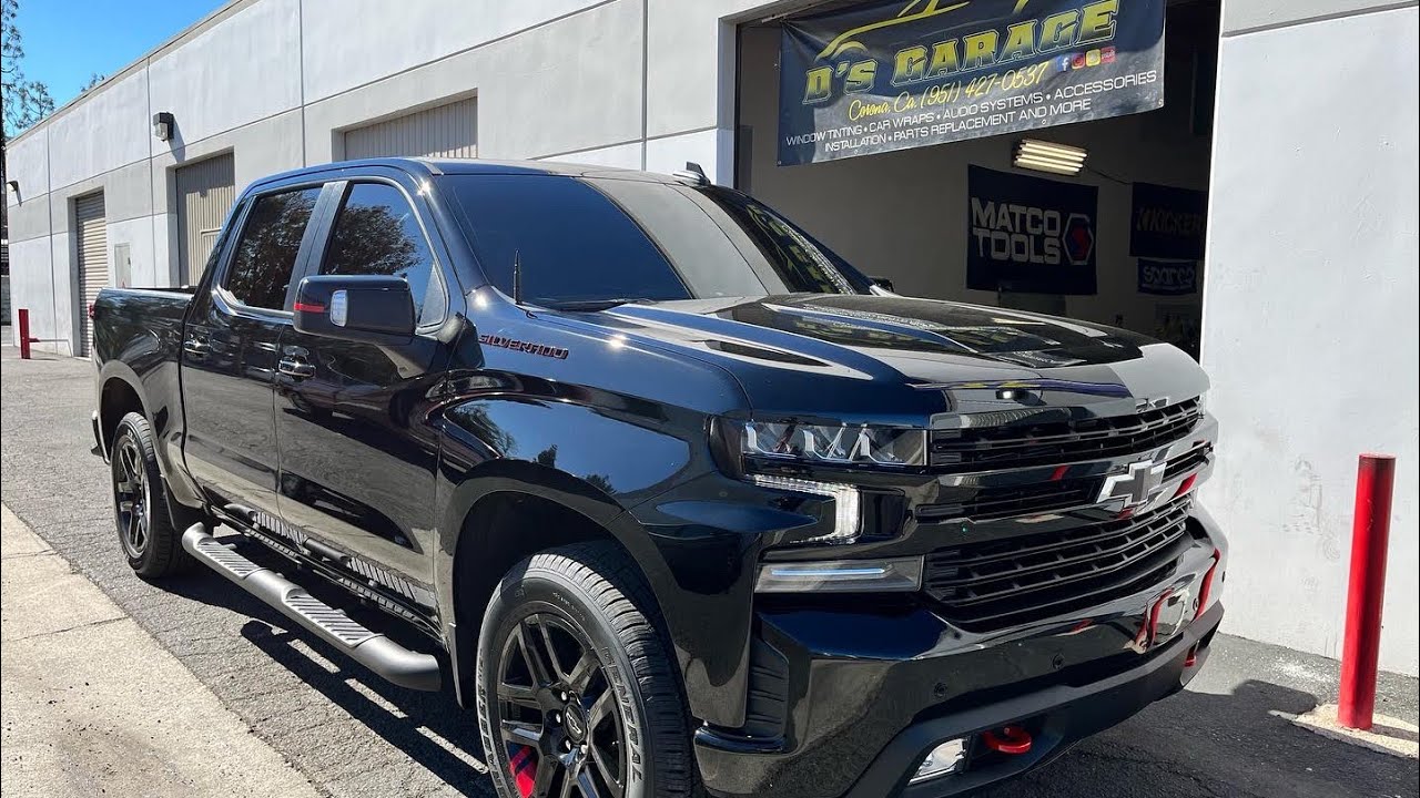 2022 Chevrolet Silverado Ceramic Tint 5% Windshield 32% Lifetime ...