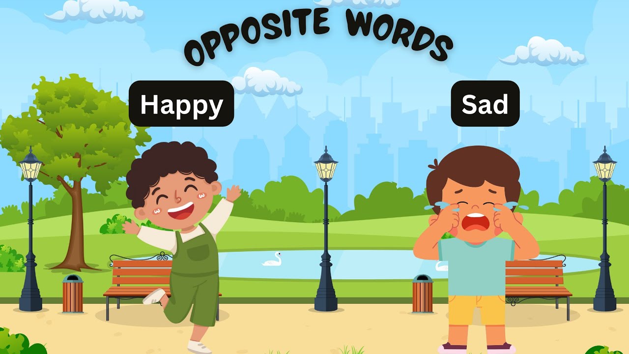 Learn Opposite Words for kids | Antonyms | Educational Videos | Joy ...