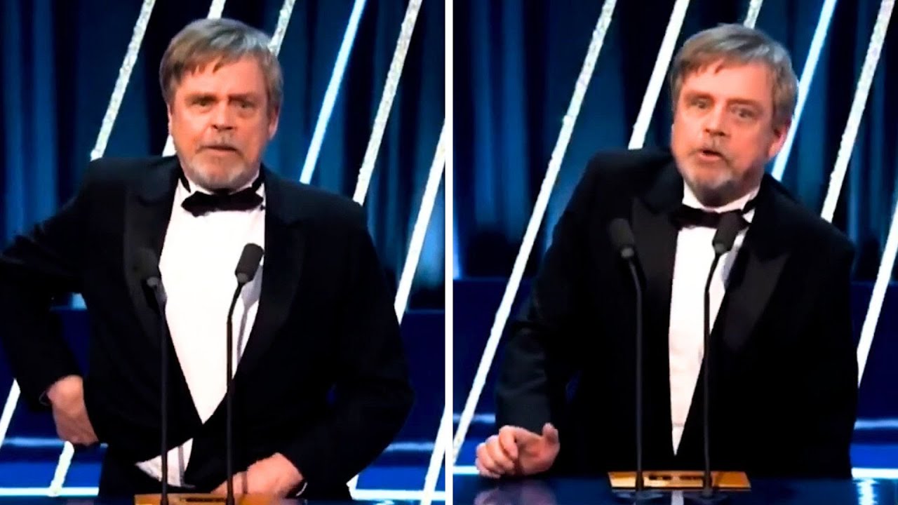 Mark Hamill's Pants Fall Off at Award Show - YouTube