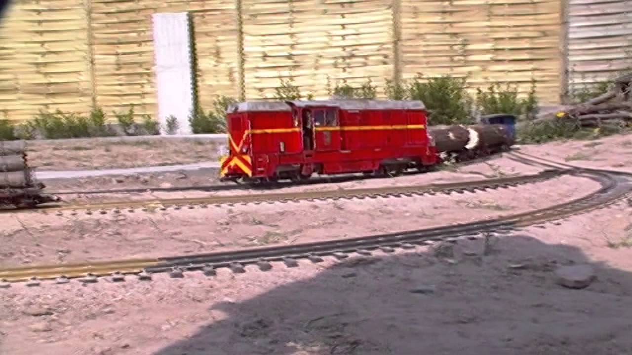 RC Train PKP LXD2 DIEMA 2054 / Narrow Gauge scale 1:14 Zipilandia - YouTube