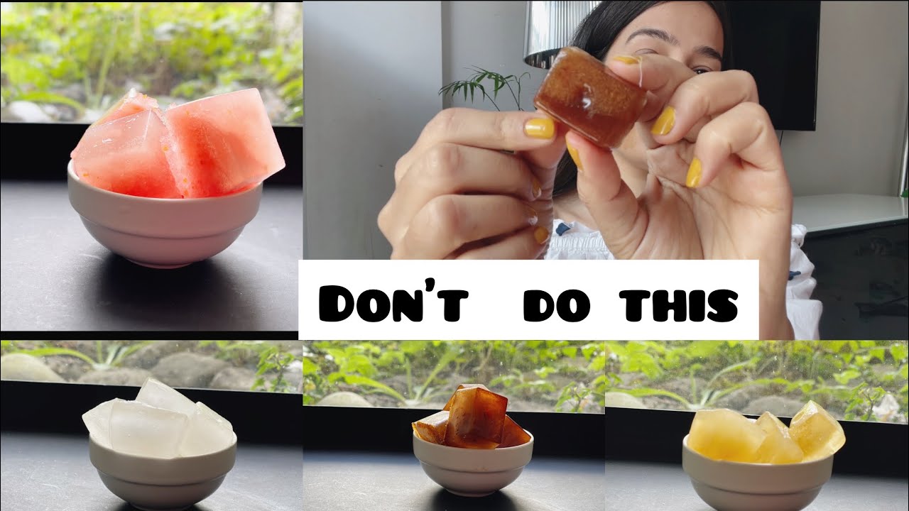 How to Rub Ice cubes for all skin problems | Blemishes Anti-aging Acne ...