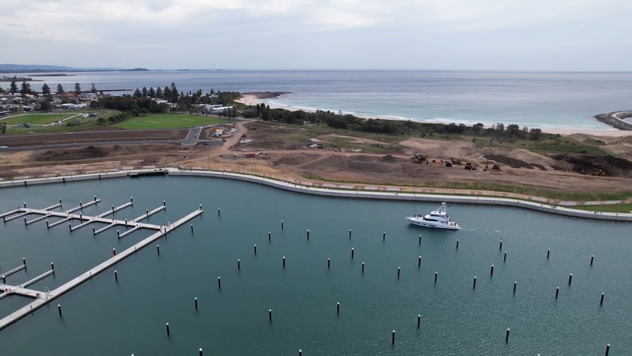 Shellharbour Marina opening - The Waterfront, Shell Cove - YouTube
