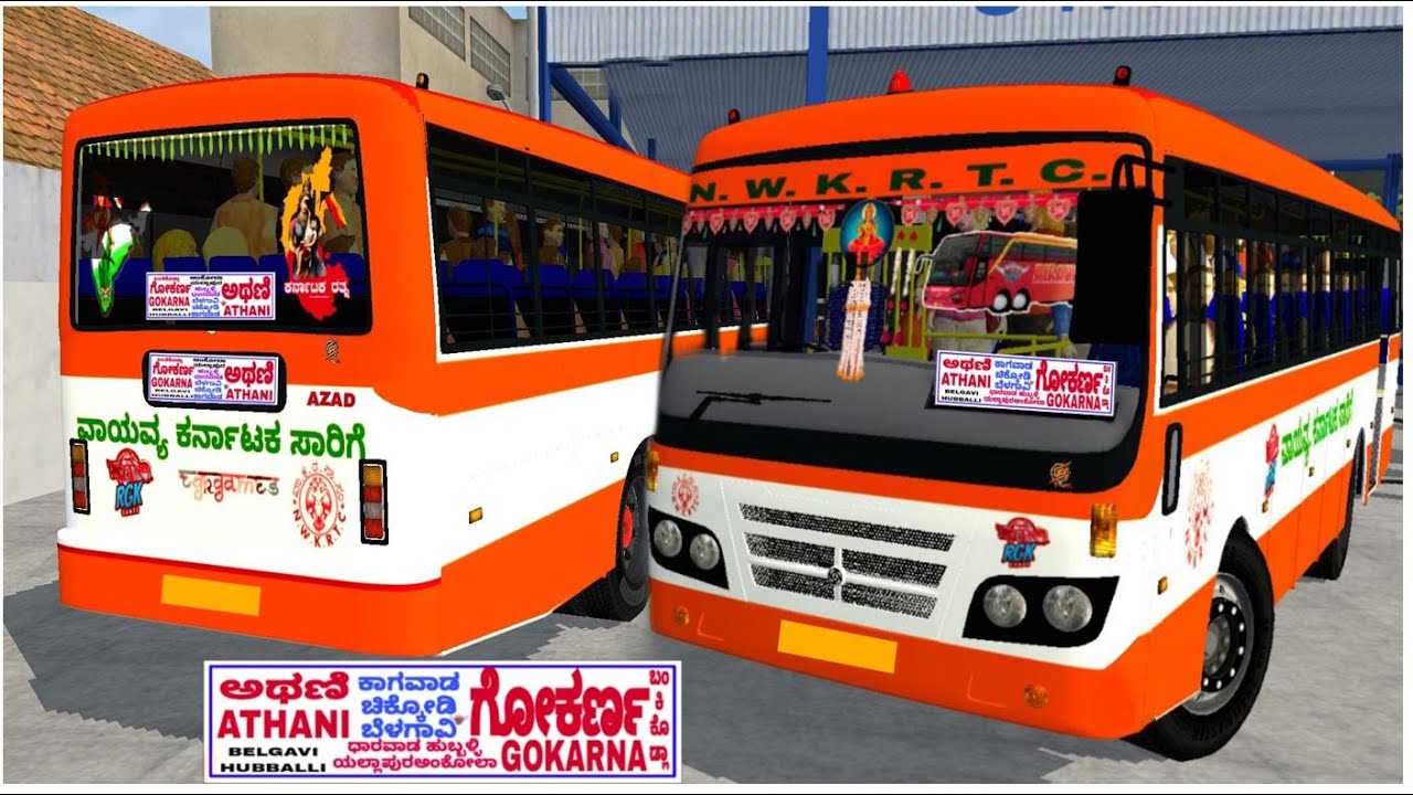 NWKRTC LIVERY (ORANGE )OLD NWKRTC | KSRTC AZAD BUILT BUS MOD FOR BUSSID ...
