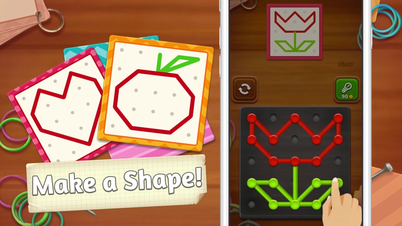 Line Puzzle: Color String Art - YouTube