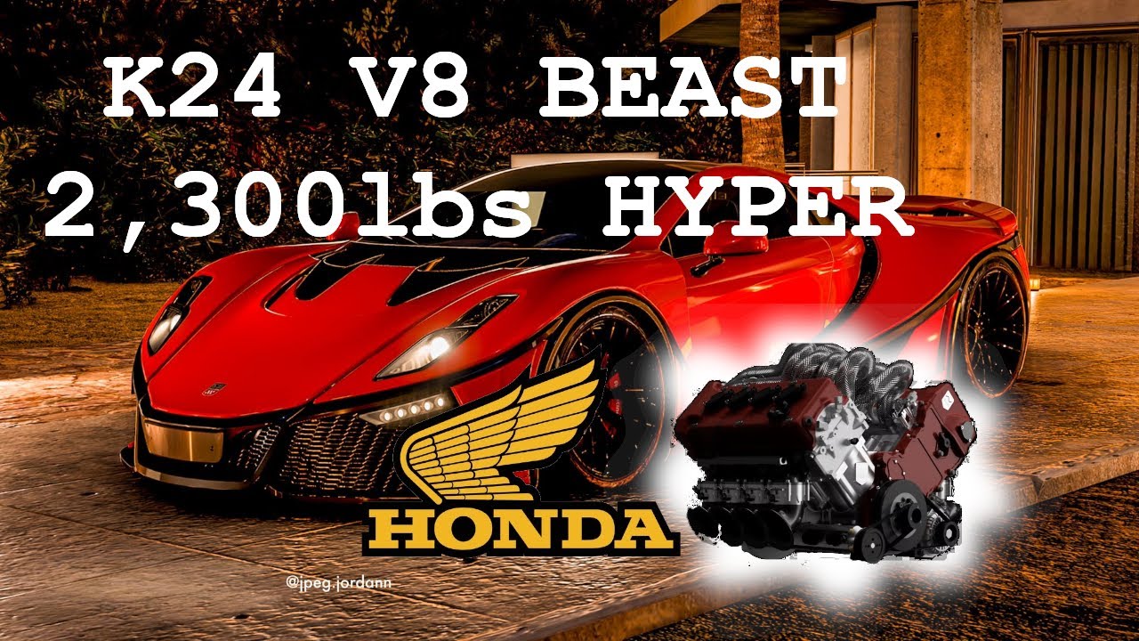 Honda K24 V8 - the K48 "Hydra" is AWESOME - YouTube