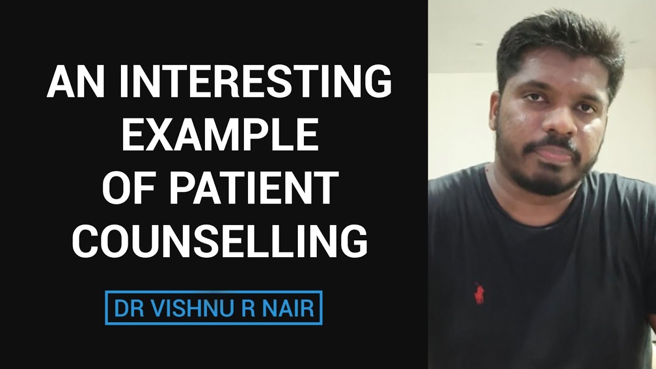 An interesting example of patient counselling...| @doc.vishnu - YouTube