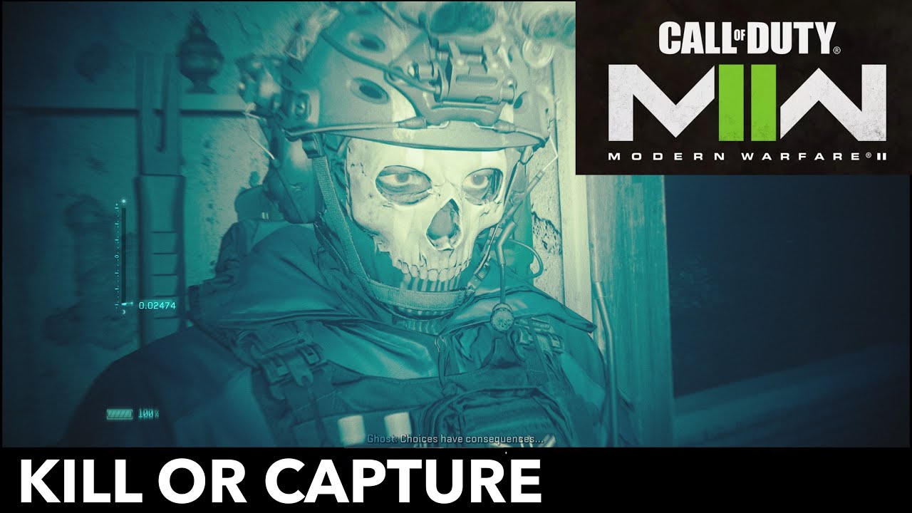 Call of Duty® Modern Warfare II - KILL OR CAPTURE / 始末もしくは確保 - YouTube