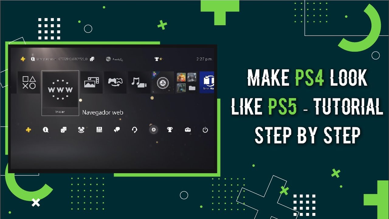How To Make PS4 Look Like PS5 | Tutorial Step By Step - YouTube