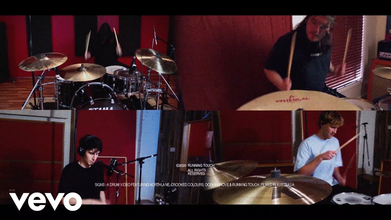 Running Touch - Signs (Live Drum Video) ft. Northlane, Crooked Colours ...