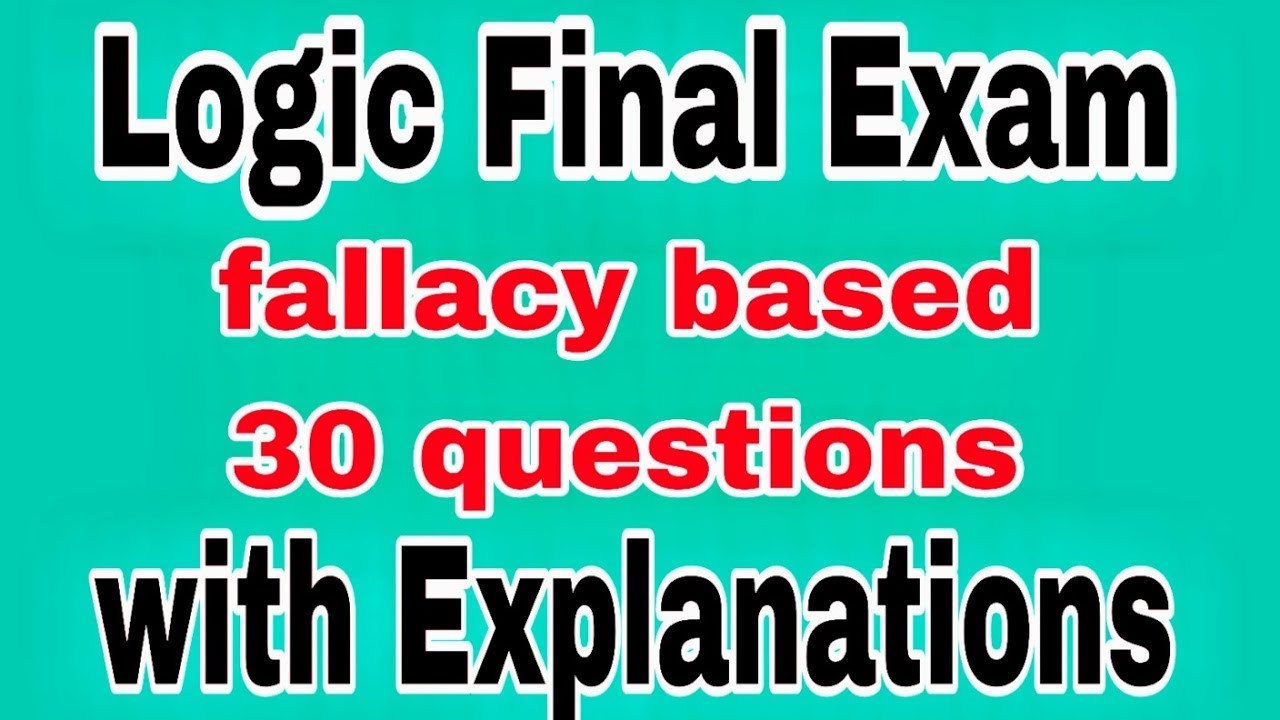 🔴Logic Final exam freshman chapter 5 (በአማርኛ 25 ደቂቃ) - YouTube