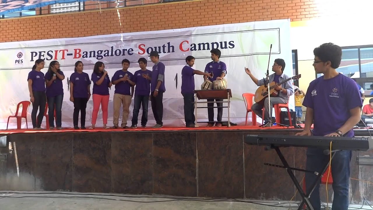 PESIT BSC Activity Day '14 - Group Singing(CSE) - YouTube