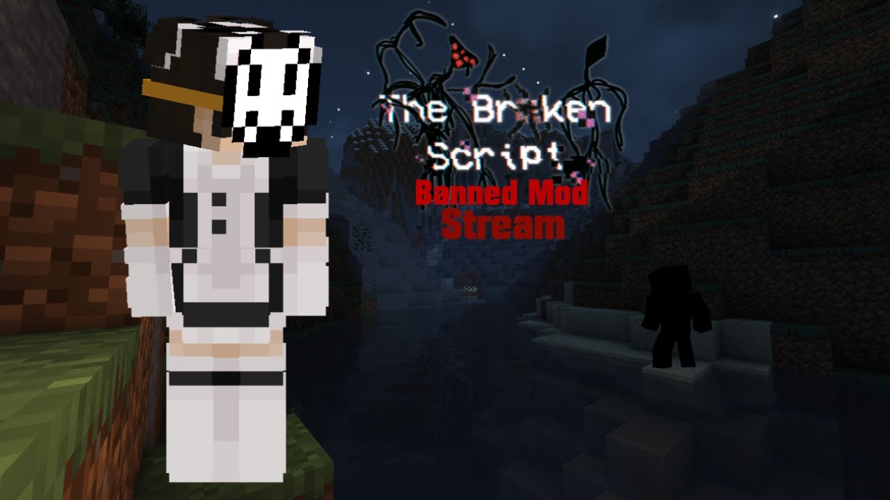 Playing a banned Minecraft mod Live - The Broken Script - YouTube
