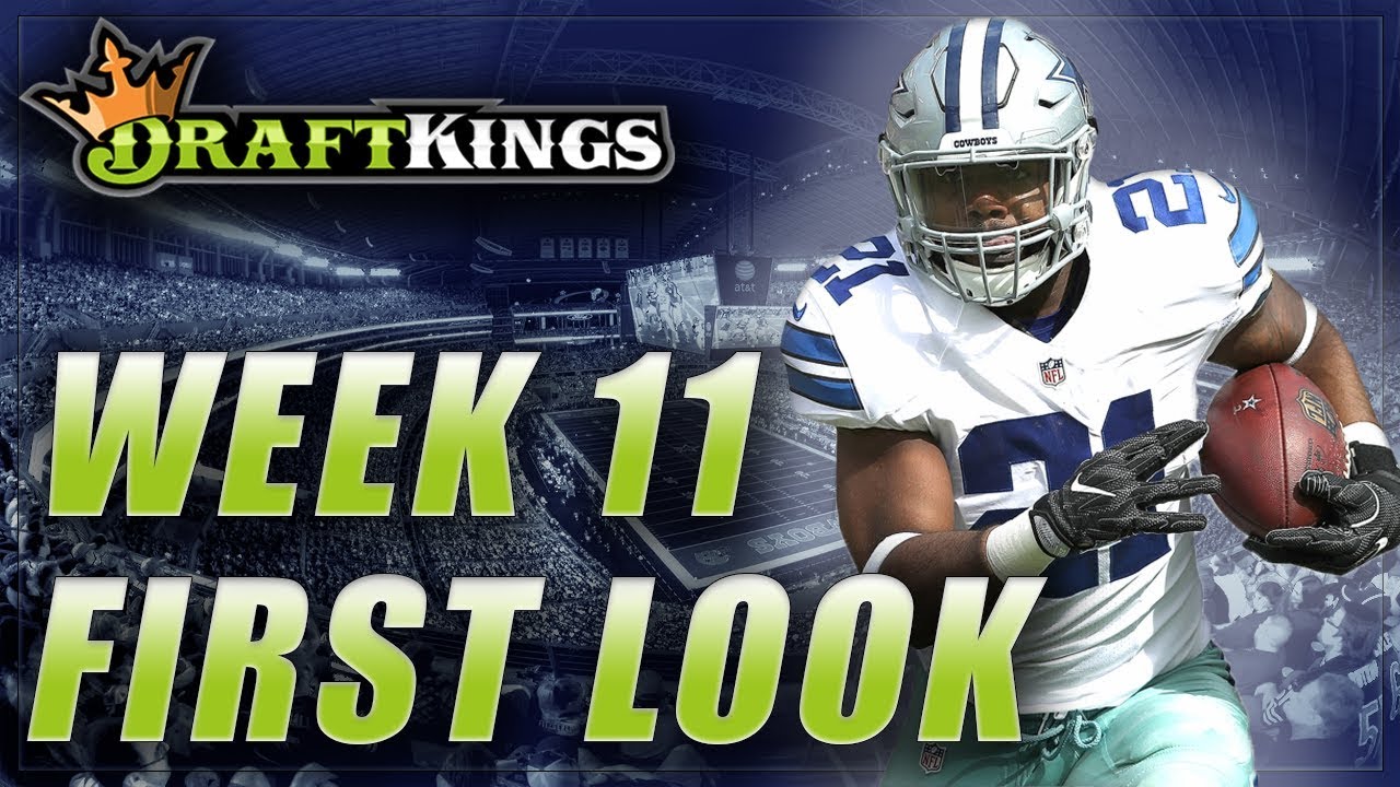 Draftkings Nfl Dfs Week 11 First Look Lineup Youtube