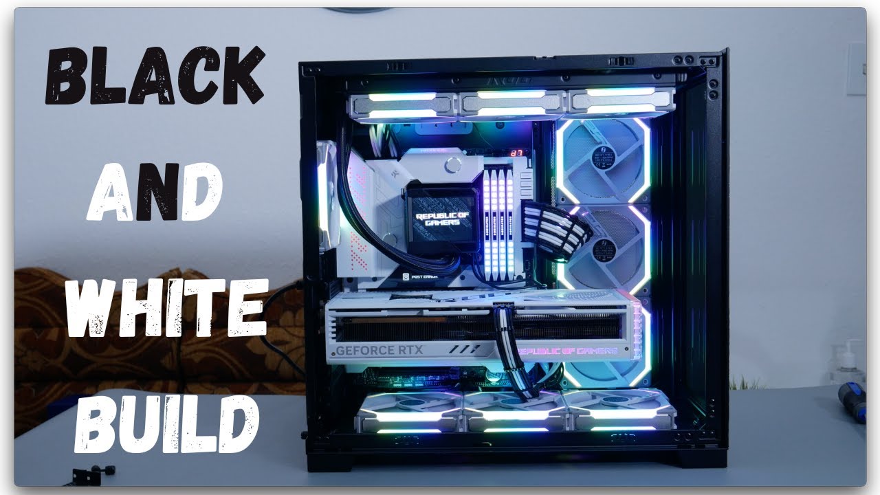 Black | White PC Build | Intel i9 12900K | Asus RTX 4090 White - YouTube