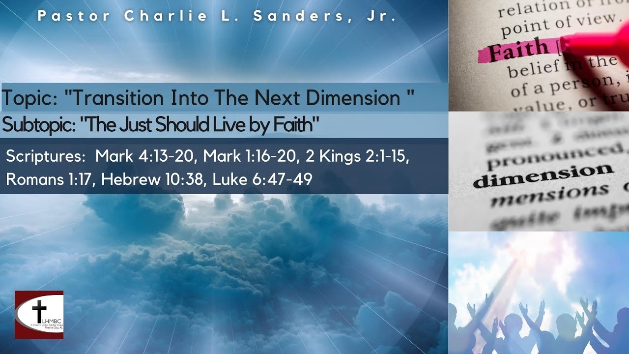 Pastor Charlie L. Sanders, Jr. |Live Sunday Morning Worship - YouTube