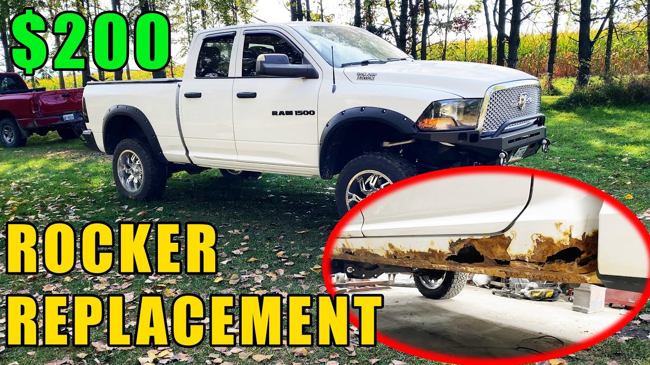 CHEAPEST & EASIEST Rocker Panel Replacement - DIY Under $200 Materials ...