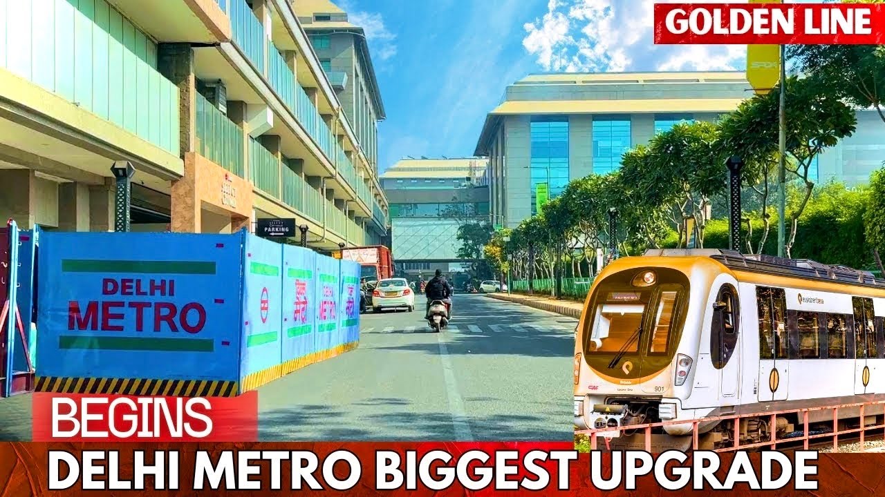 Delhi Metro Golden Line: Saket to Lajpat Nagar | Delhi Metro’s Most ...