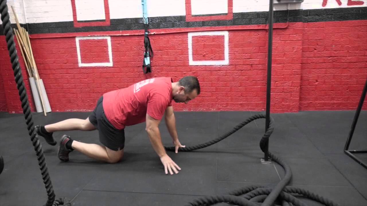 FTI: Battling Ropes Push and Pull Exercise Complex - YouTube
