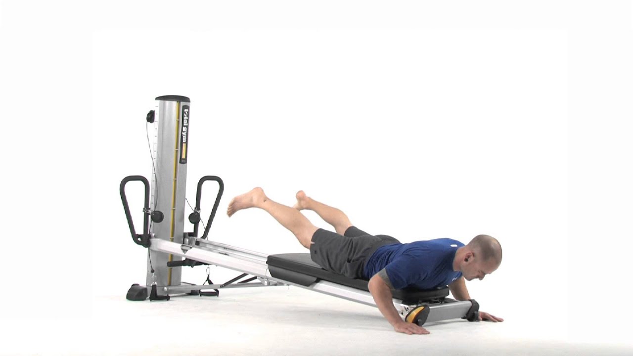 Total Gym Exercise: Pilates - Crouching Tiger, Swan - YouTube